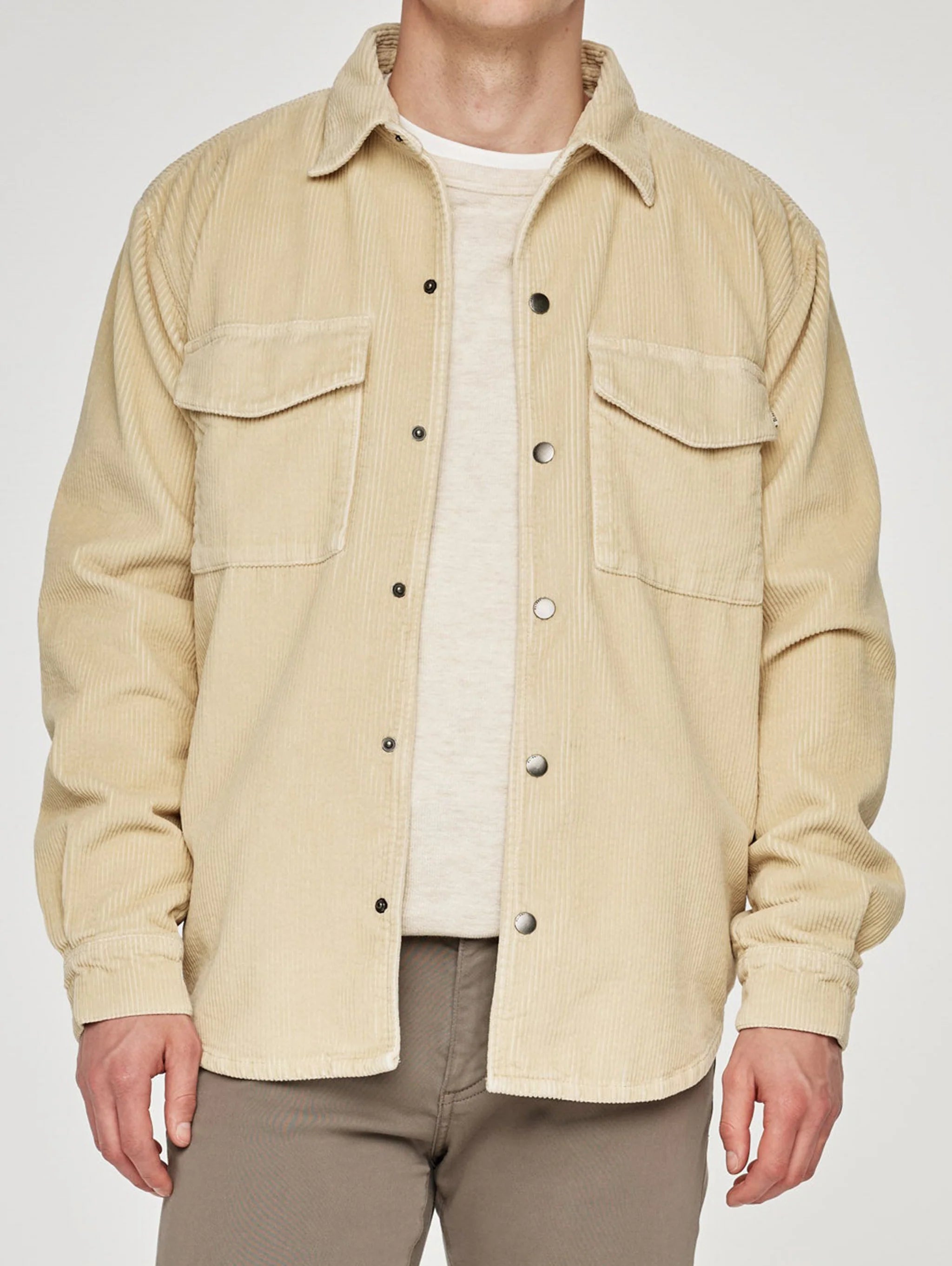 DL 1961 Hudson & Perry Pale Oak Cord Shirt Jacket – Newman's Menswear