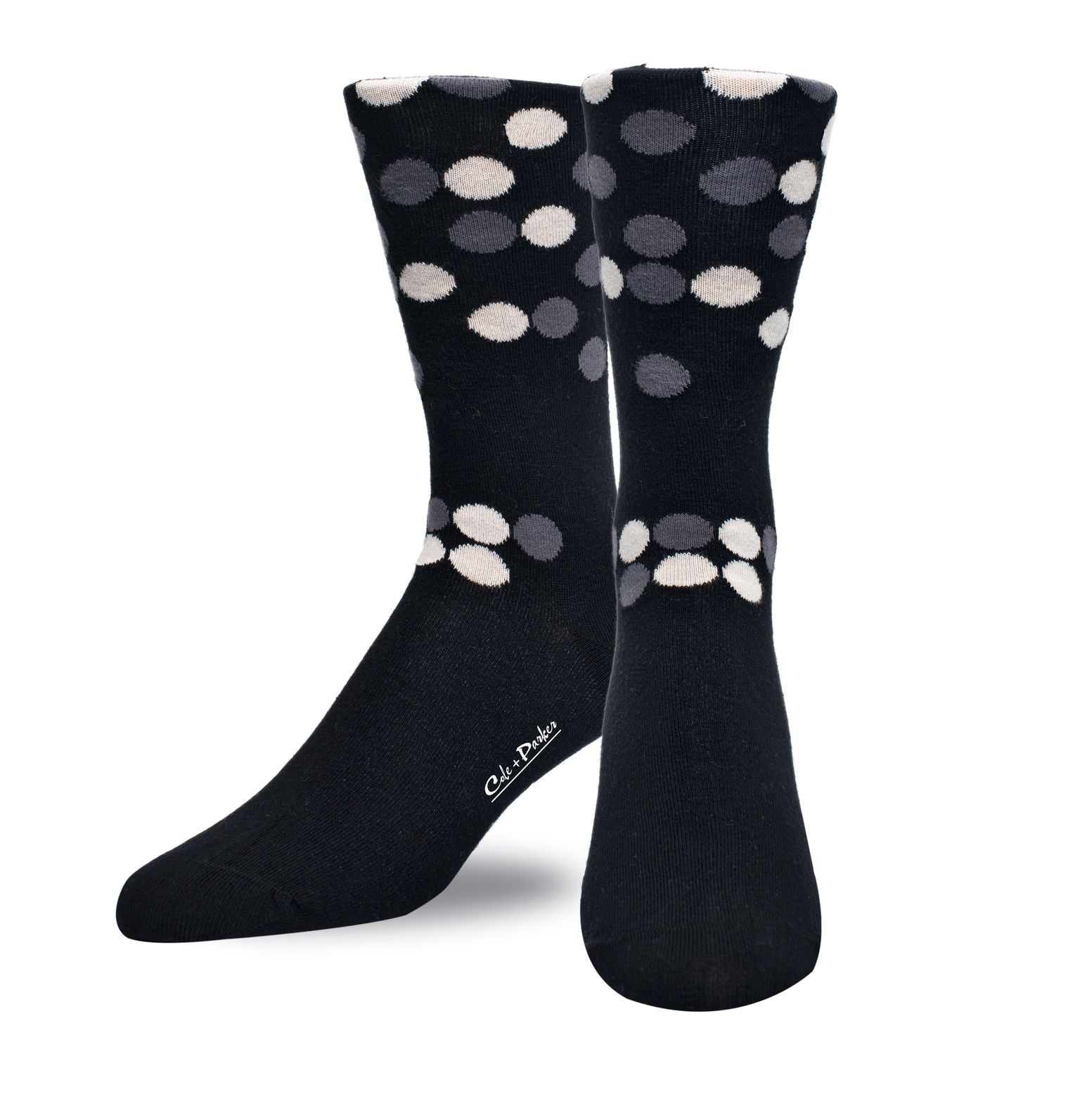 Cole and Parker Grey Polka Dot Socks – Newman's Menswear